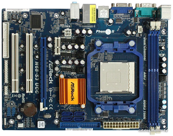 ASRock N68-S3 UCC материнскую плату купить в Минске