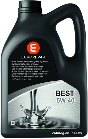 Eurorepar Best 5W-40 5л моторное масло купить в Минске