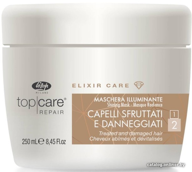 Lisap Top Care Repair Elixir Care для сияния истощенных волос 250 мл ...