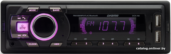 Digma DCR-700 USB-магнитолу купить в Минске