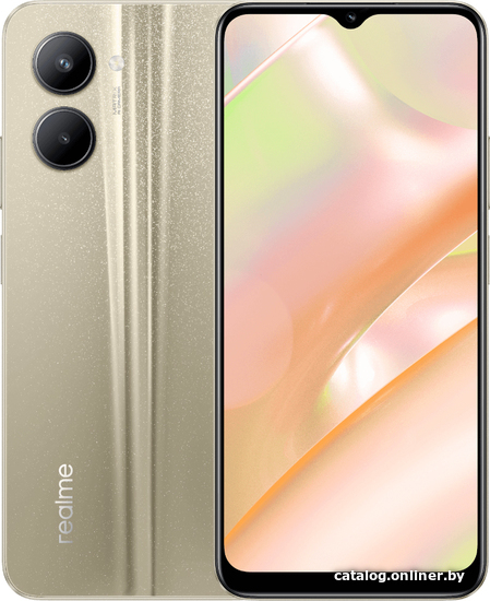 Realme C33 RMX3624 4GB/64GB международная версия (золотистый) смартфон ...