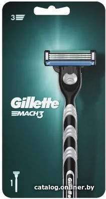 Gillette Mach3 1 сменная кассета 3014260251147 бритвенный станок купить ...