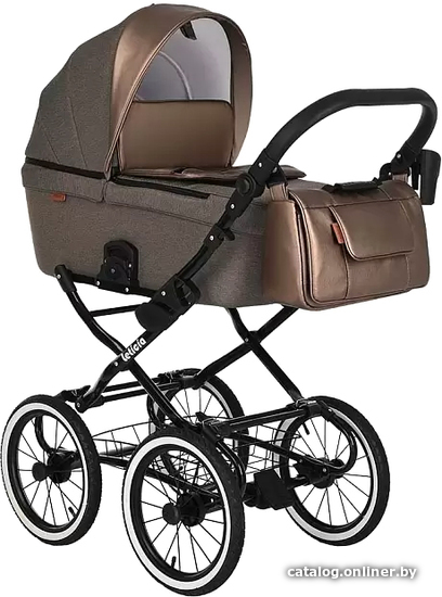 Pituso Leticia Classic (511/CL, chocolate/brown metalic) коляску-люльку ...