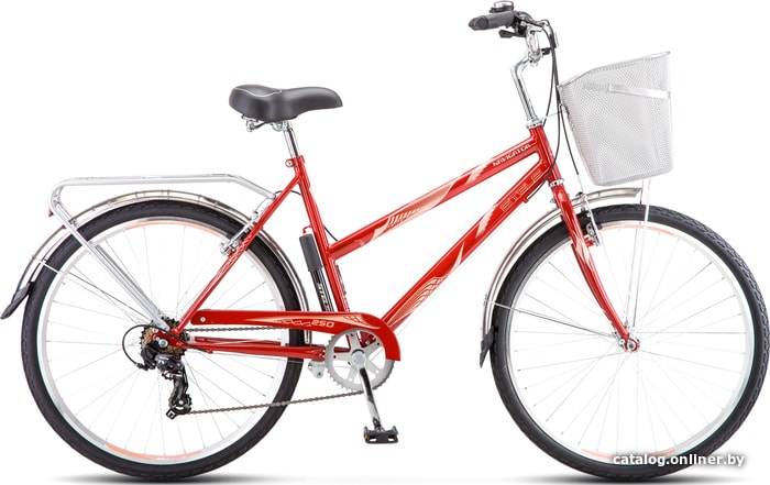 Stels Navigator 250 Lady 26 Z010 (красный, 2019) велосипед купить в Минске